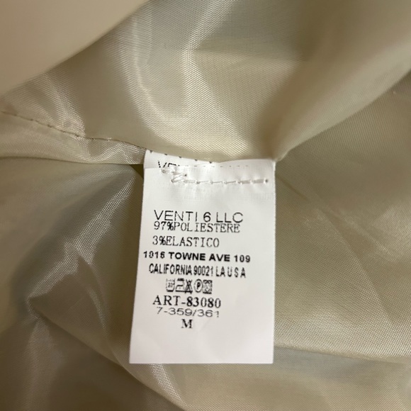 Venti6 | Jackets & Coats | Vintage Venti 6 Two Toned Ruched Sleeve Faux ...